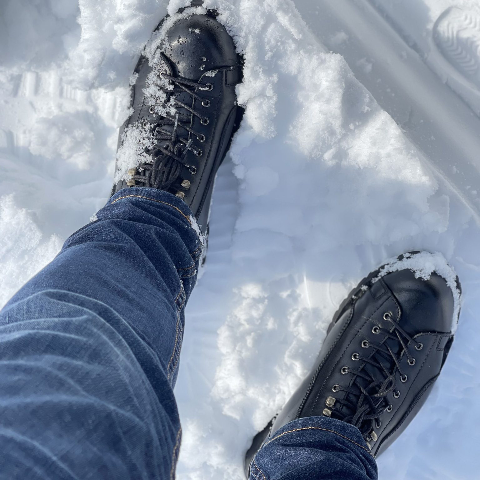 Ares Black | Lace-to-Toe Roofer Monkey Boots – Koku Footwear