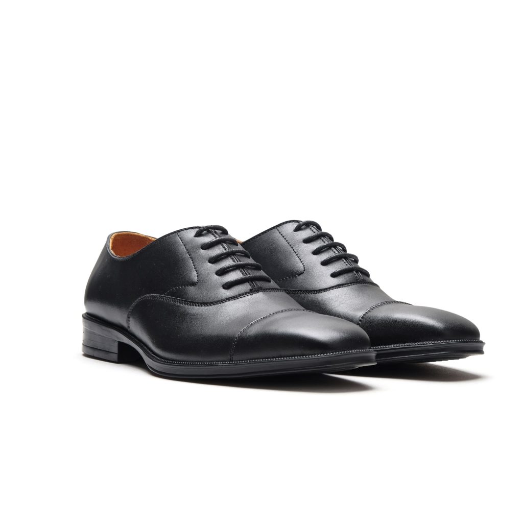 Andrew Black | Cap Toe Oxford – Koku Footwear
