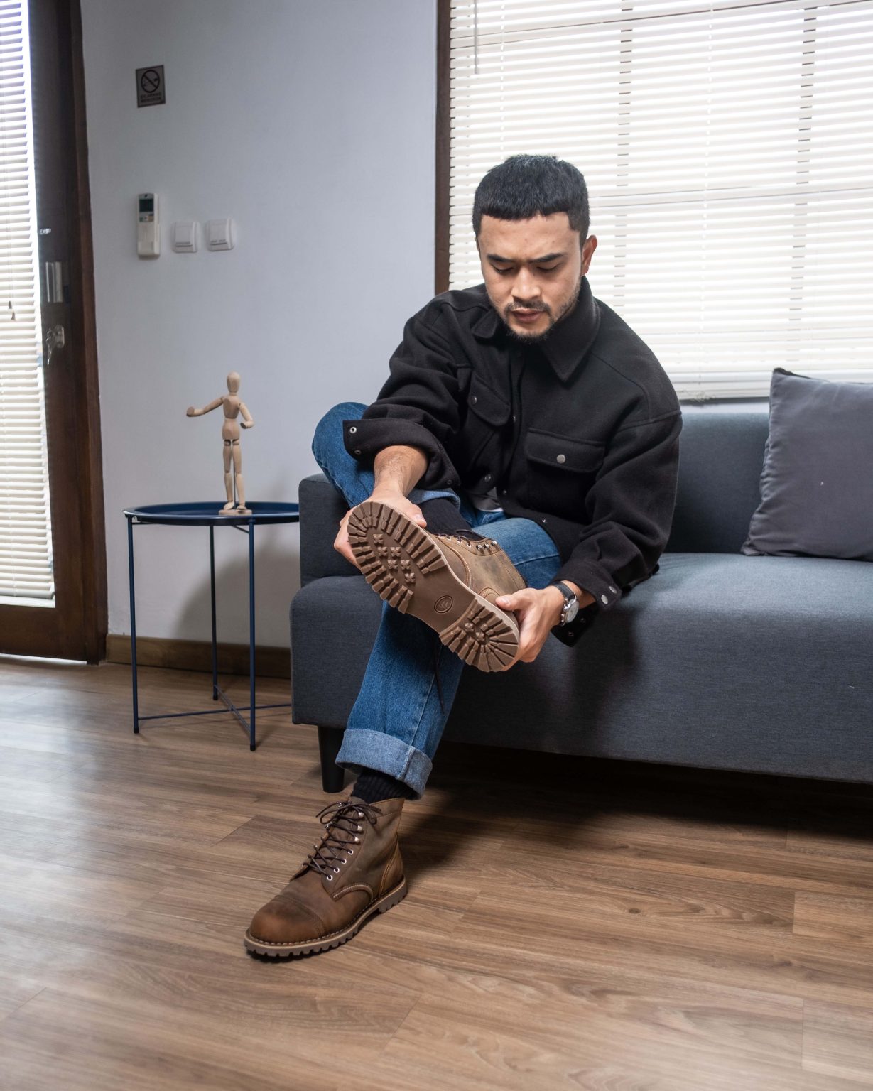 Luthor Aztec Tan | Cap Toe Boots – Koku Footwear